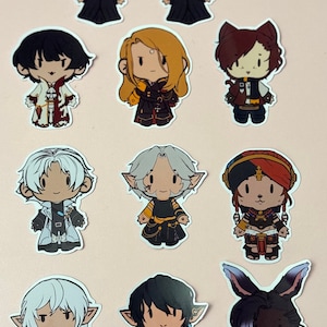 FFXIV NPC Stickers - Etsy