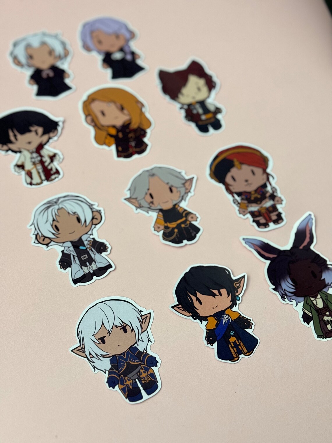 FFXIV NPC Stickers - Etsy
