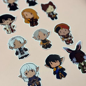 FFXIV NPC Stickers - Etsy