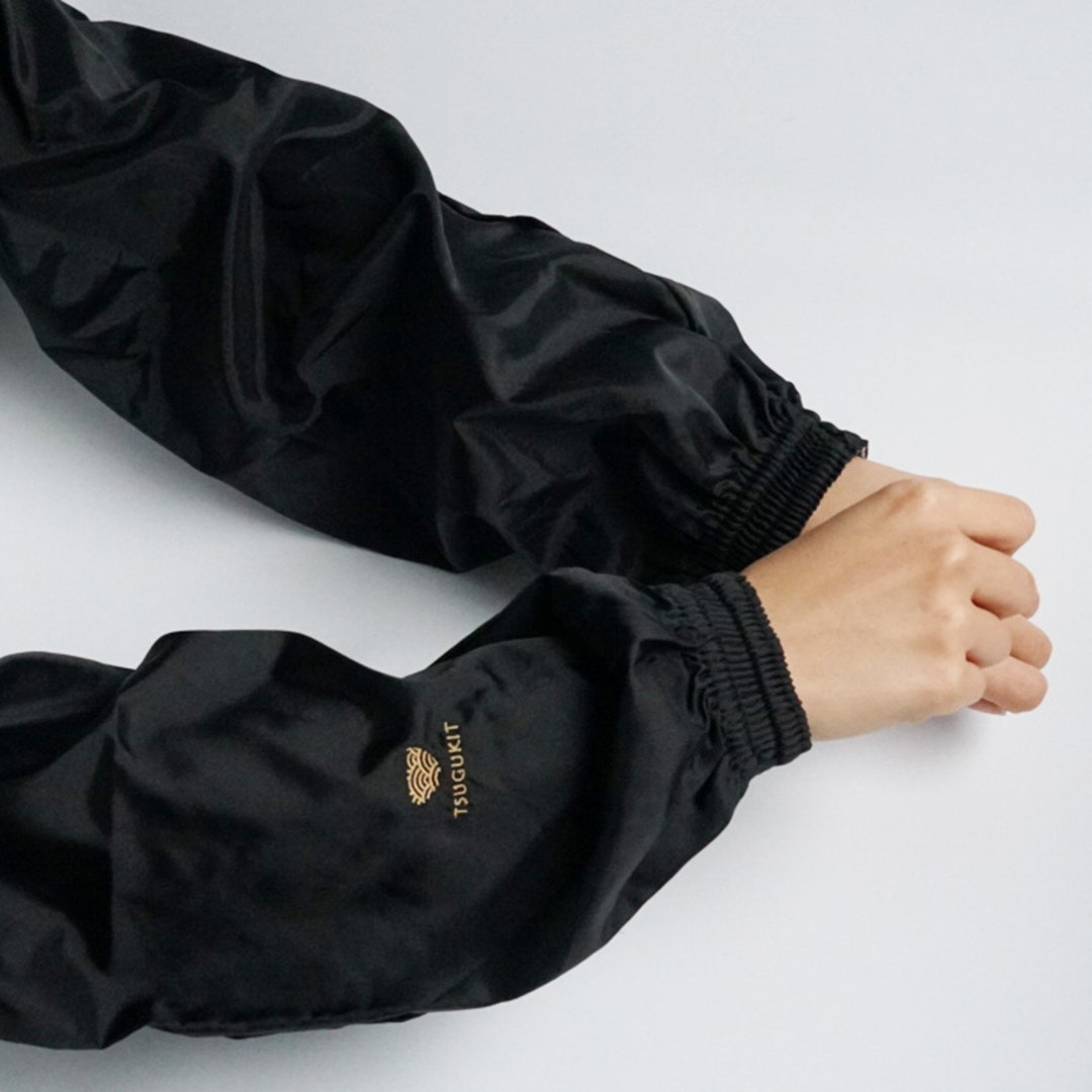Arm Cover for Kintsugi Repair and Diy【long Size】water Repellent Black ...