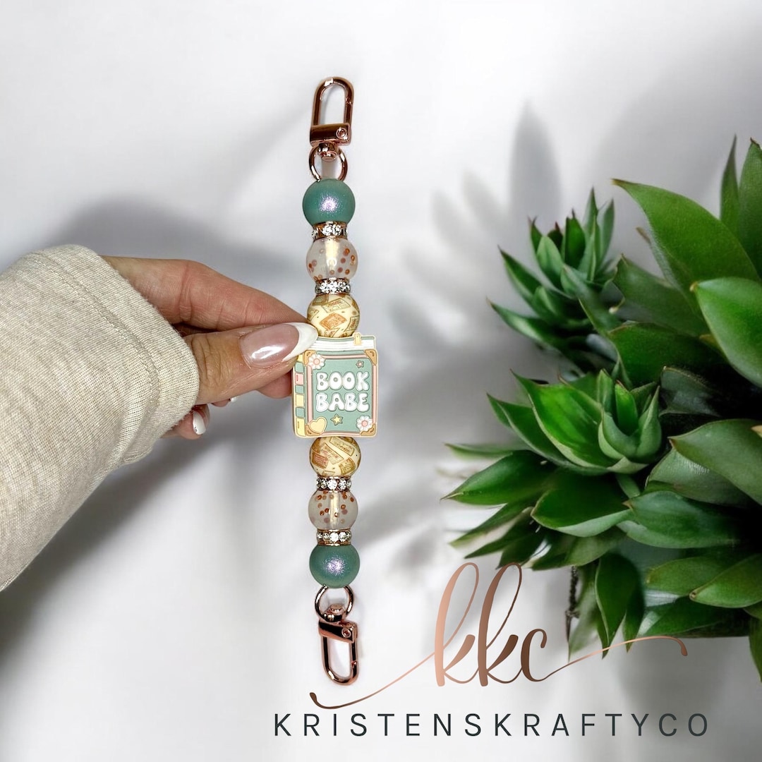 E-reader Beaded Strap| Reader Accessory| E-reader Custom Silicone Strap ...