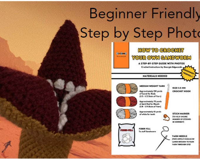 PDF of Dune-inspired Sandworm Crochet Pattern **PATTERN ONLY** - Etsy