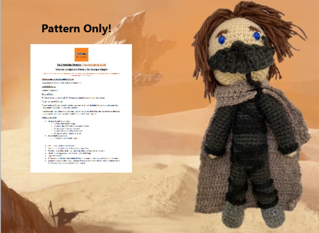 PDF of Paul Maud'dib Atreides Amigurumi Pattern - Etsy
