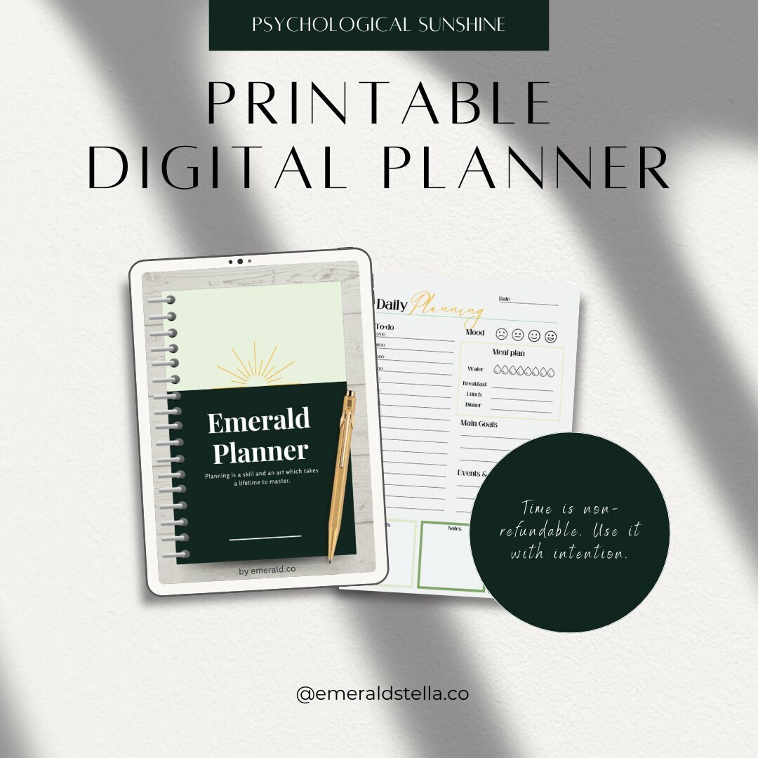 Digital Planner 2024 2025, Daily Planner, Weekly Planner, Downloadable ...