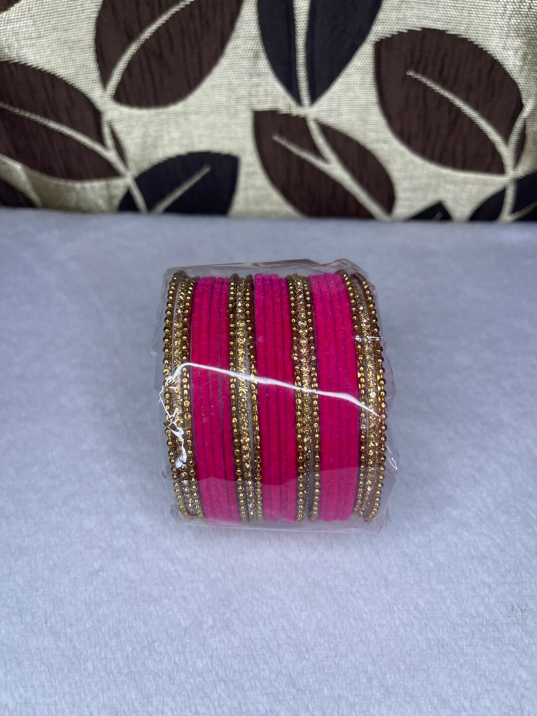 Magenta Velvet Bangles - Etsy