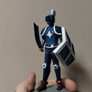 Runescape Classic Hero on Rune! Rune and Armor Colors Customizable! - Etsy