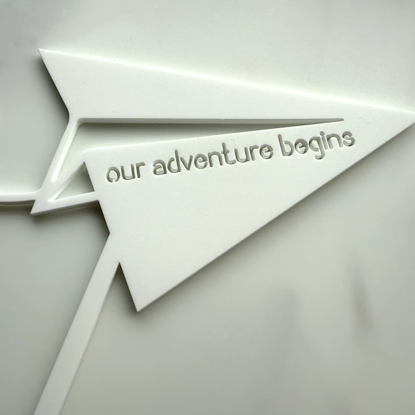 Acrylic Paper Plane - Etsy UK