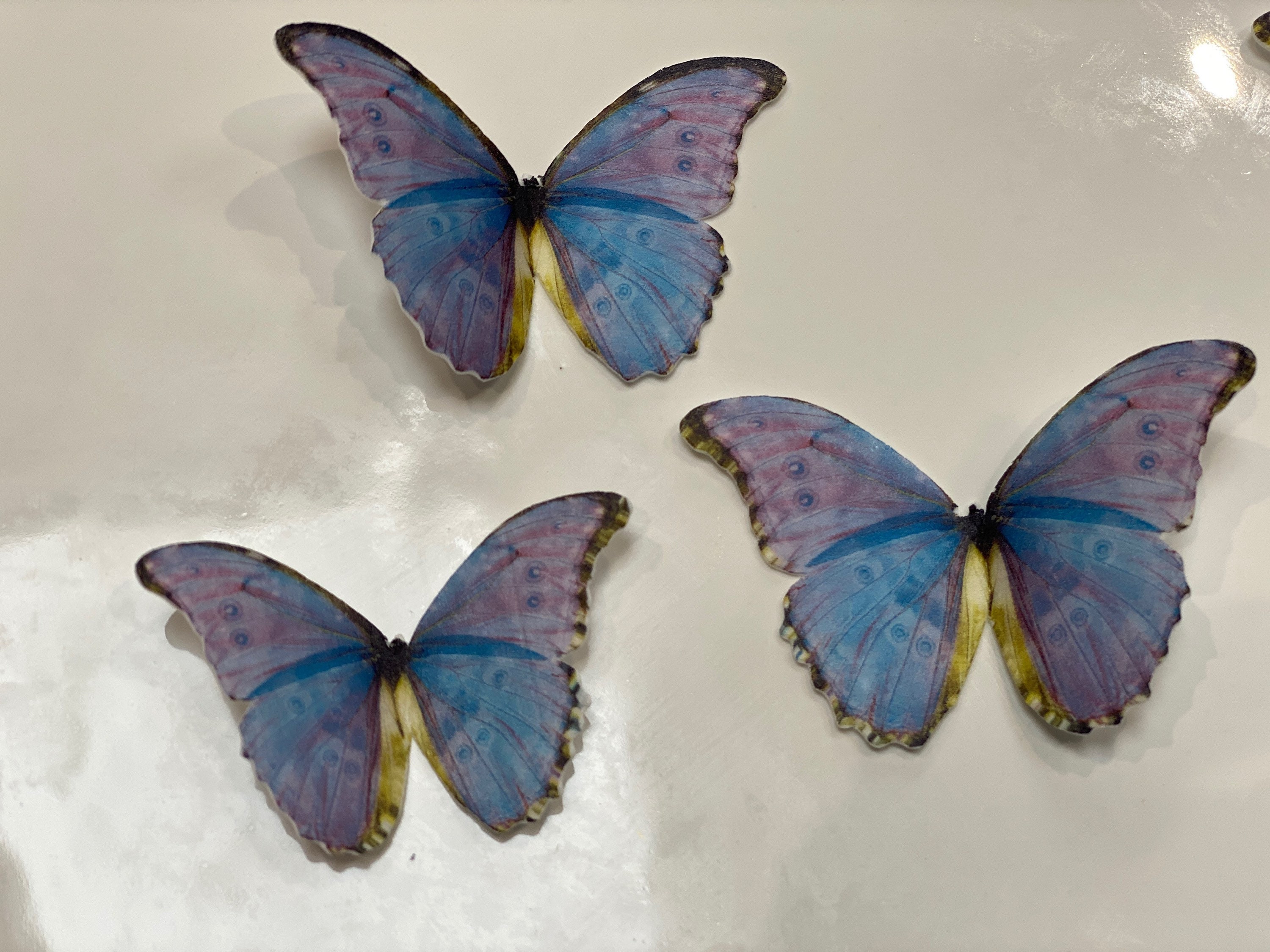 Pre-cut Edible Wafer Butterflies in Purple 12/18/24 - Etsy