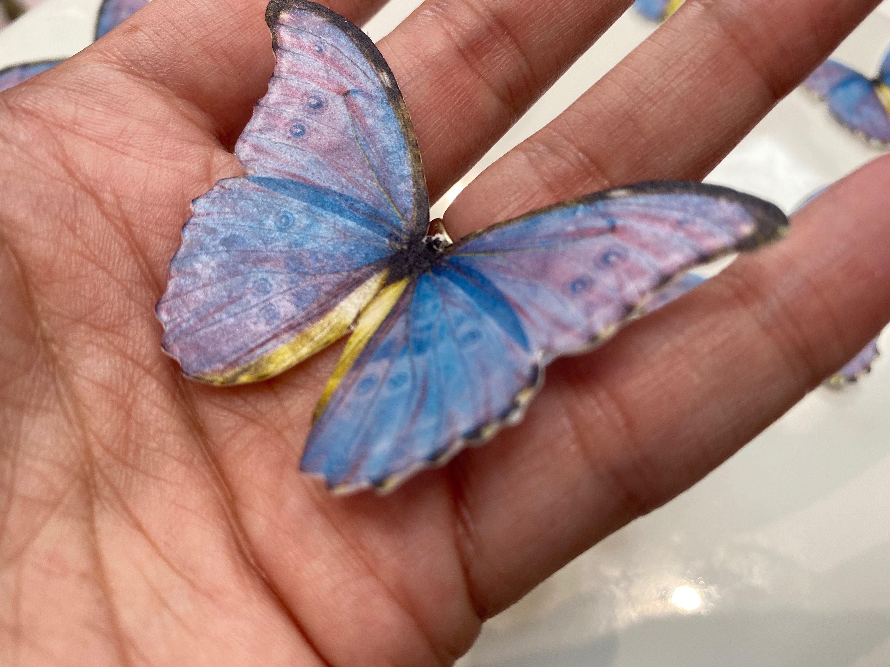 Pre-cut Edible Wafer Butterflies in Purple 12/18/24 - Etsy