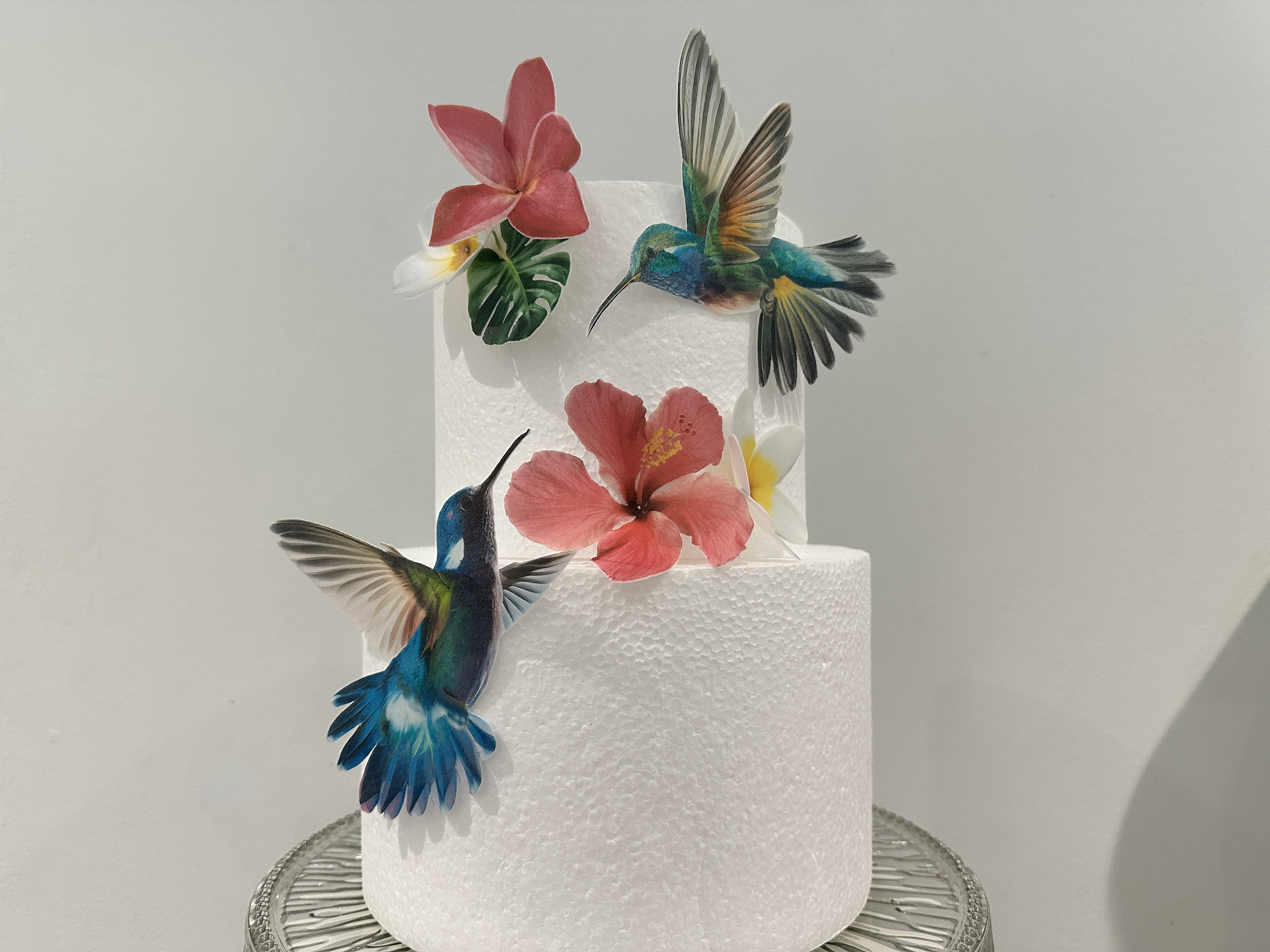 Rhinestone Cake Topper Bird