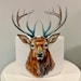 Stag Wafer Topper - Edible Cake Decorations - Birthday, Anniversary - Etsy
