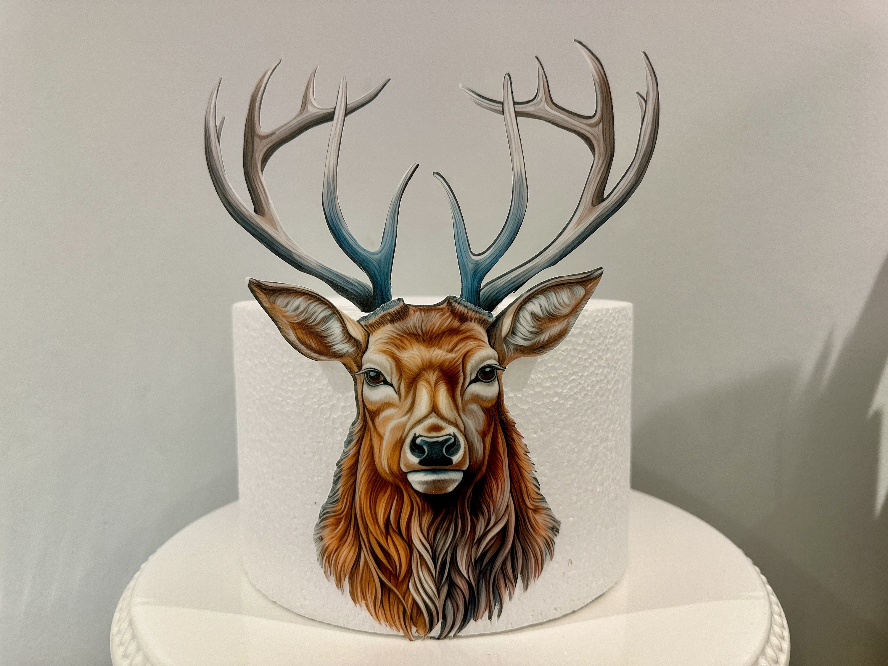 Stag Wafer Topper - Edible Cake Decorations - Birthday, Anniversary - Etsy
