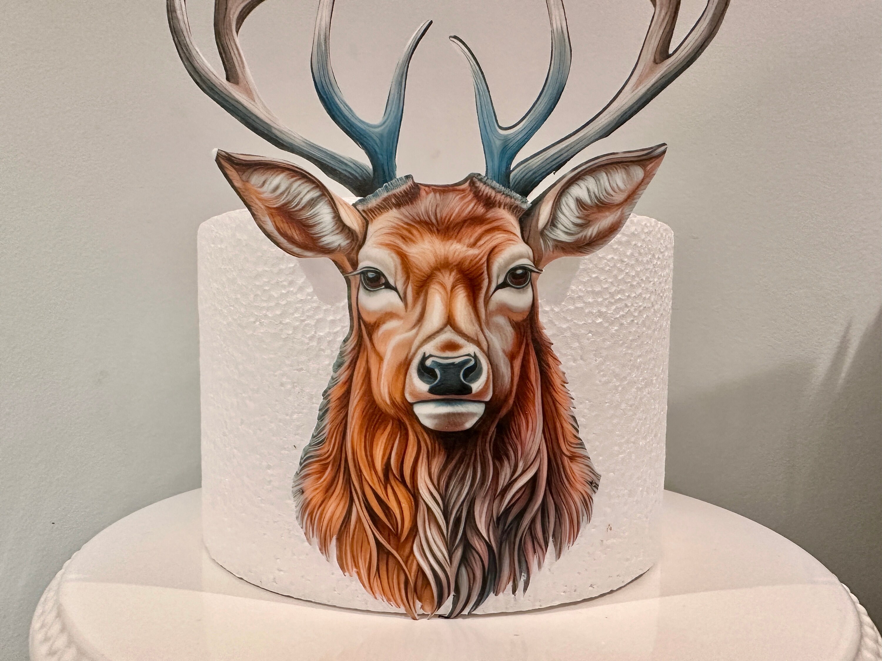 Stag Wafer Topper - Edible Cake Decorations - Birthday, Anniversary - Etsy