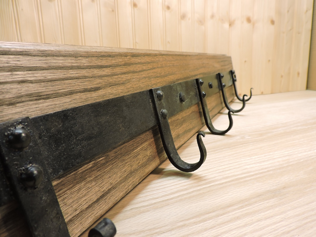 Hand Forged Coat Rack - Etsy