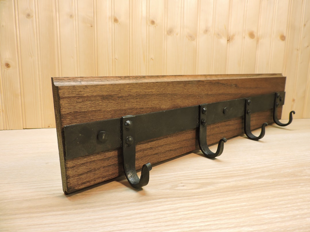 Hand Forged Coat Rack - Etsy
