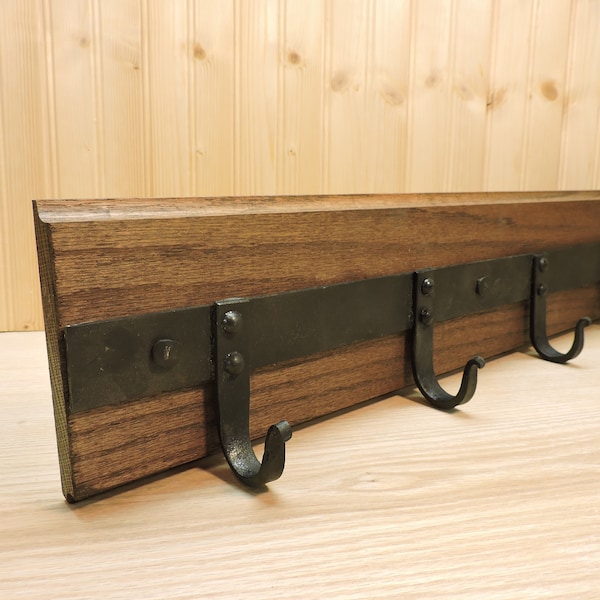 Hand Forged Coat Rack - Etsy