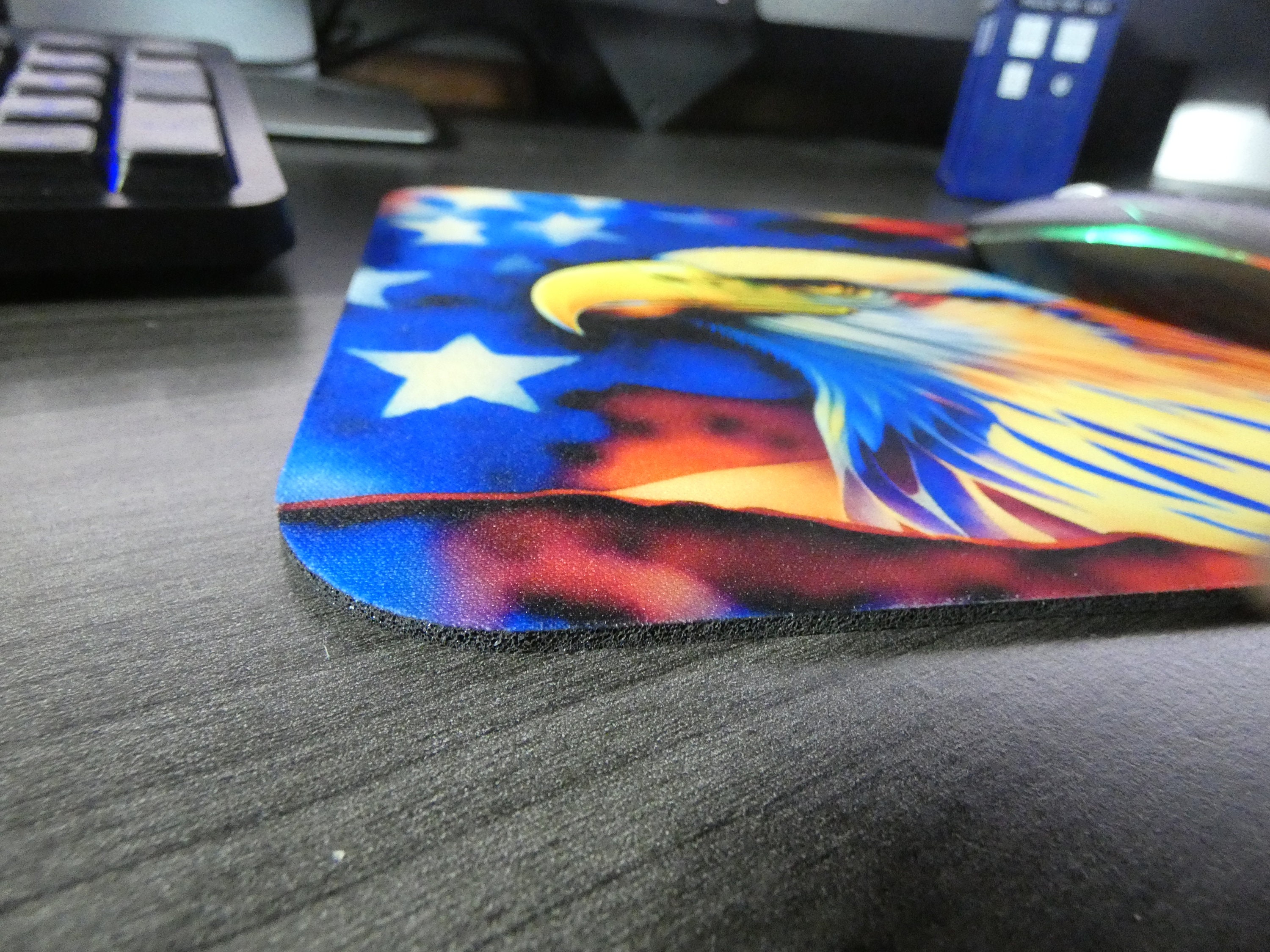 Bald Eagle Mouse Pad, American Flag Design, Patriotic Accessory - Etsy
