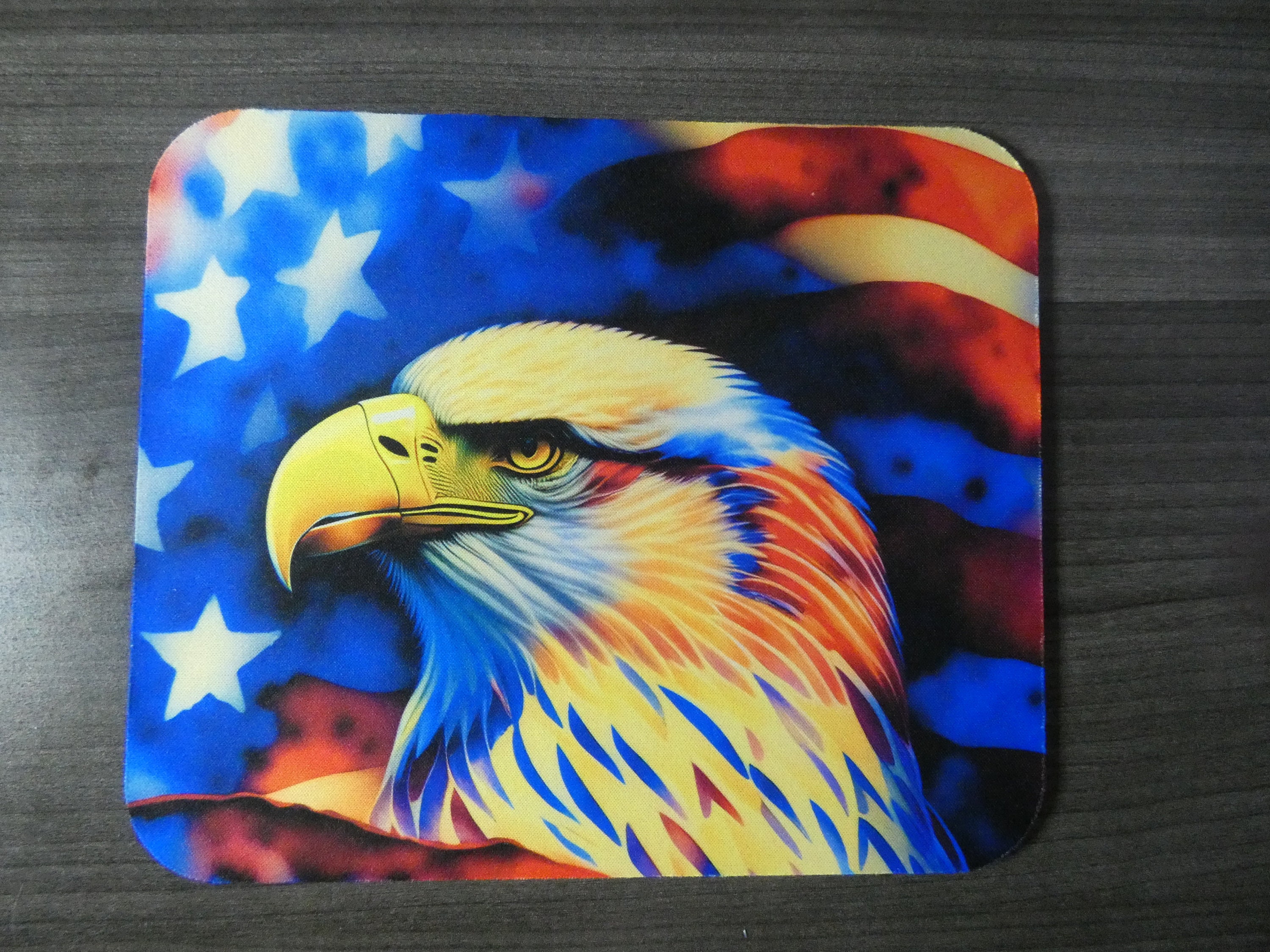 Bald Eagle Mouse Pad, American Flag Design, Patriotic Accessory - Etsy