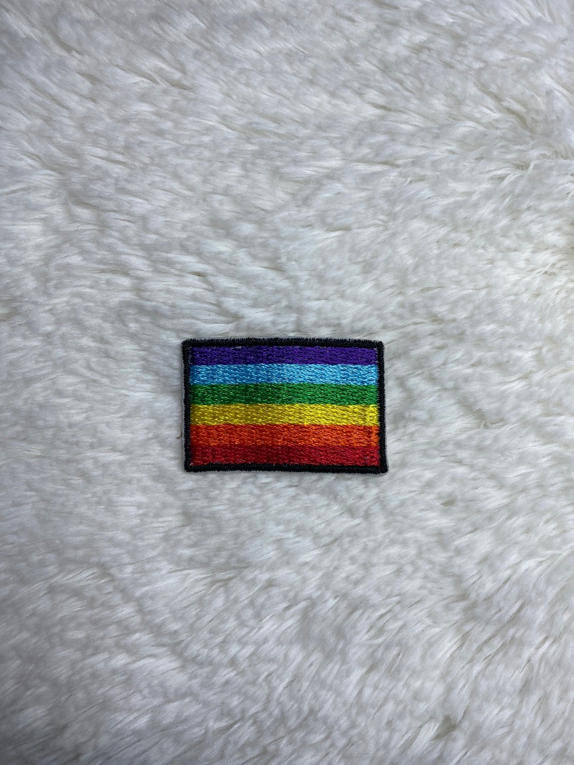 Sew on Rainbow Patch Gay Pride Flag Patch LGBTQ Rainbow - Etsy