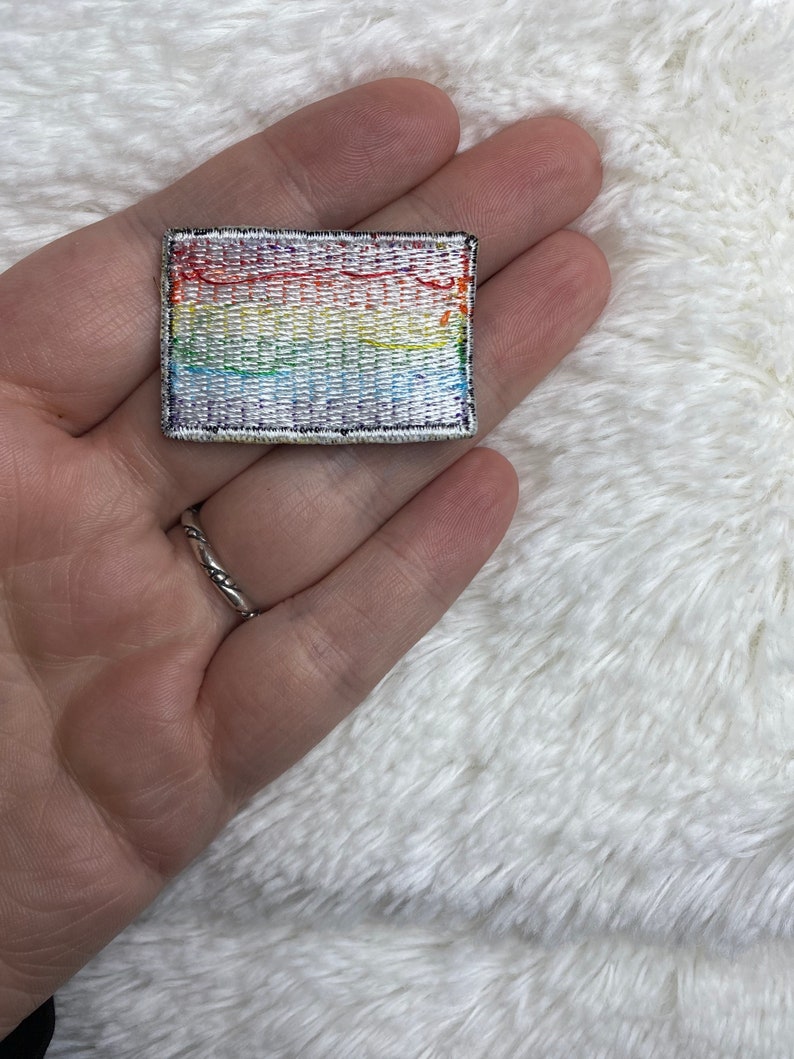 Sew on Rainbow Patch Gay Pride Flag Patch LGBTQ Rainbow - Etsy