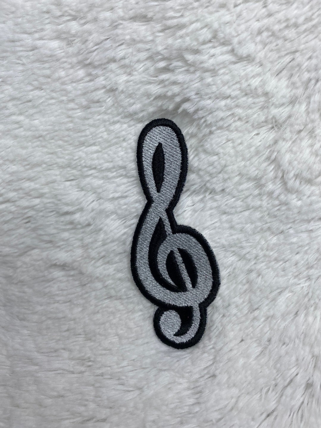 Treble Clef Patch, Music Lovers Patch, Iron on Applique, Music Note ...