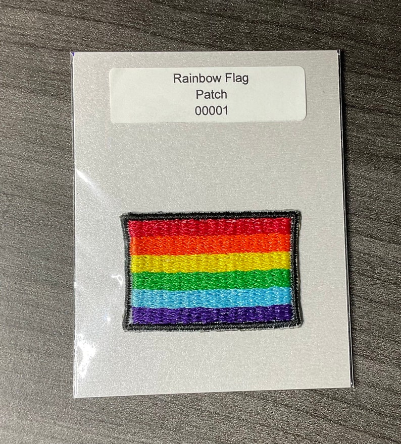 Sew on Rainbow Patch Gay Pride Flag Patch LGBTQ Rainbow - Etsy