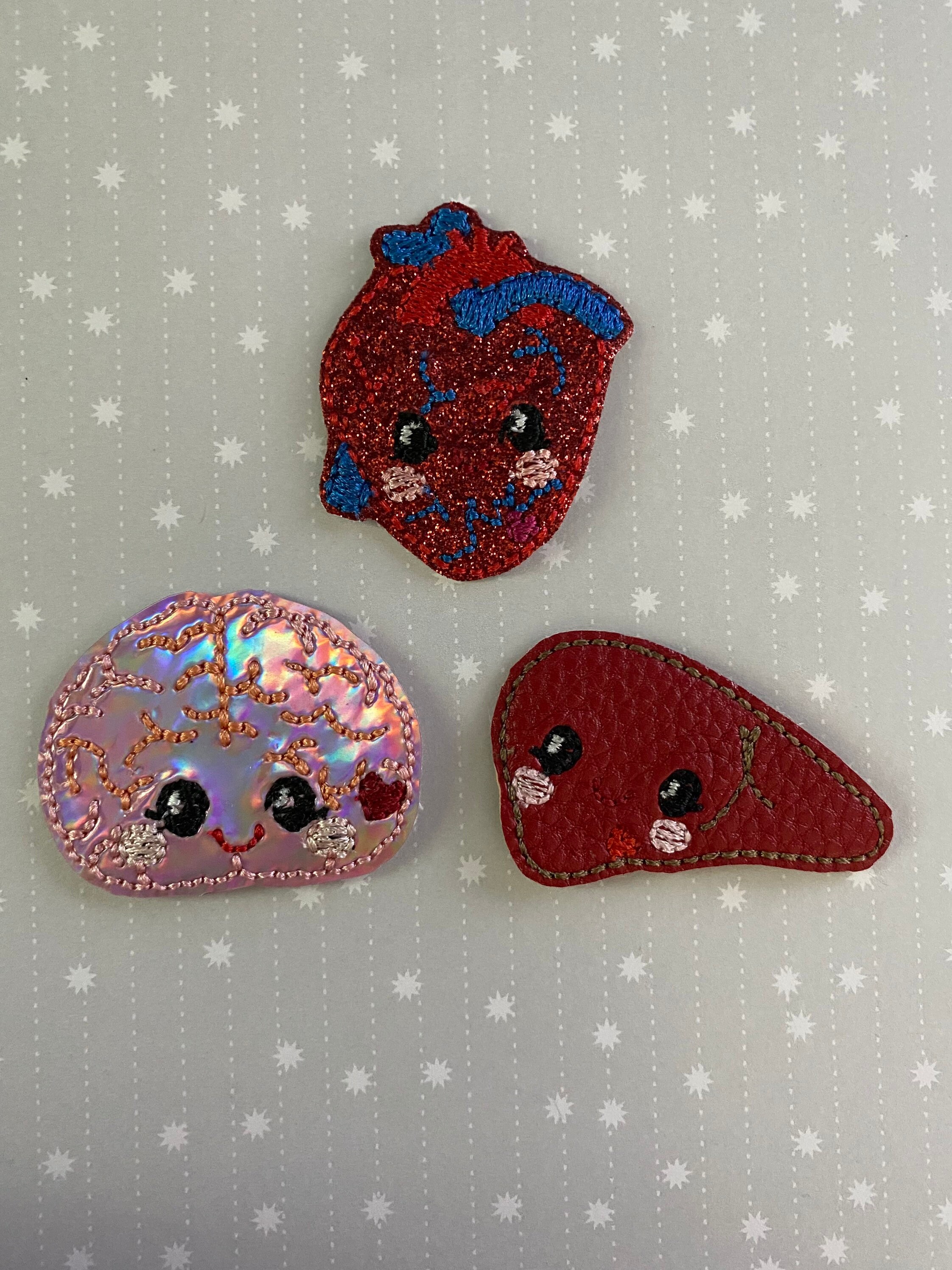 Brain Badge Bling, Human Anatomy Badge Topper, Nurses Name Tag, Doctors ...