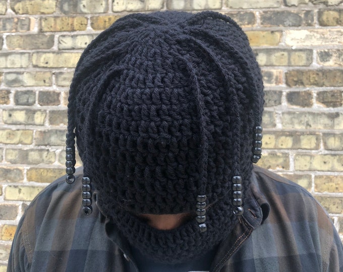 Black Dread Mask - Etsy