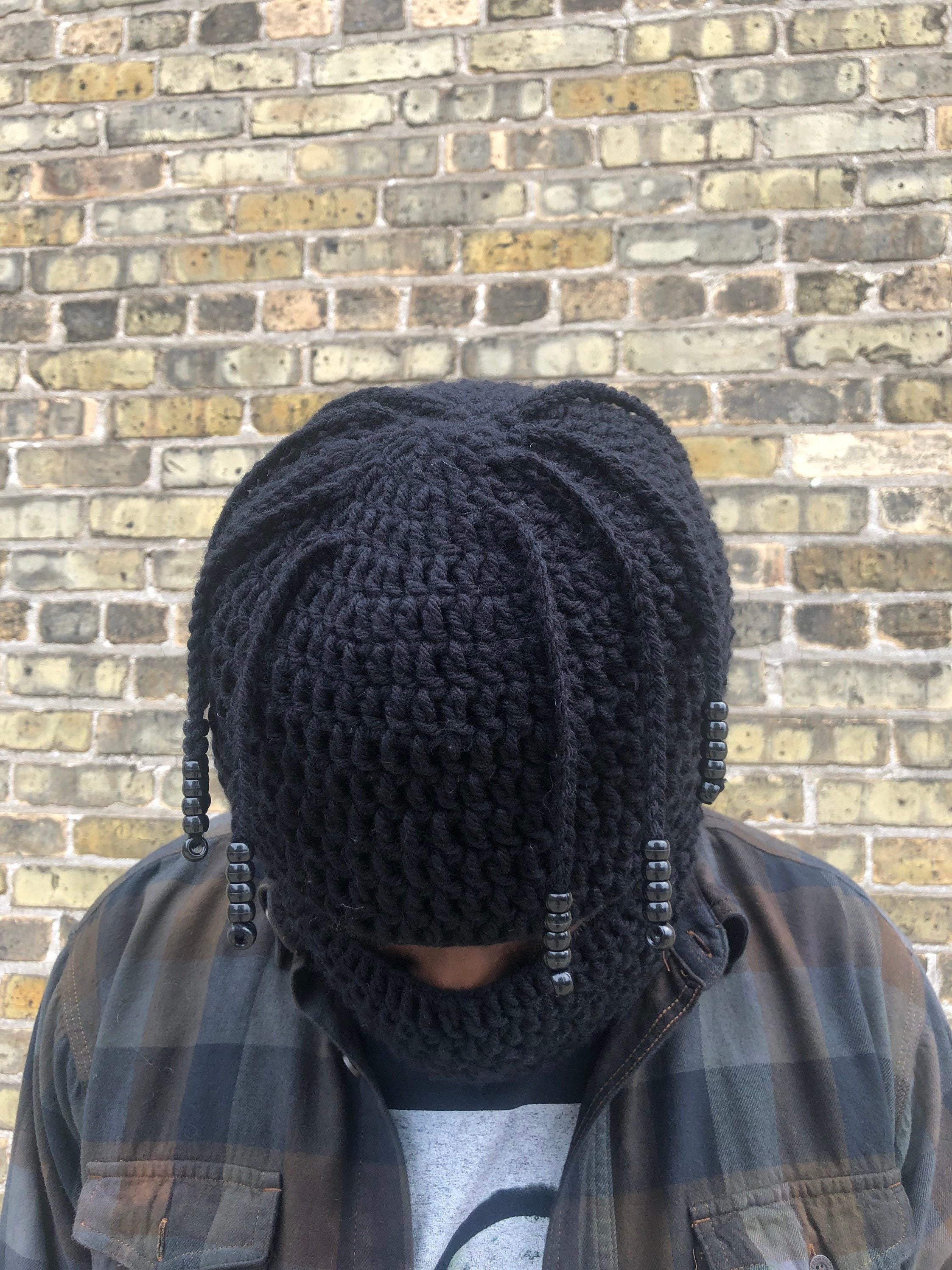 Black Dread Mask - Etsy