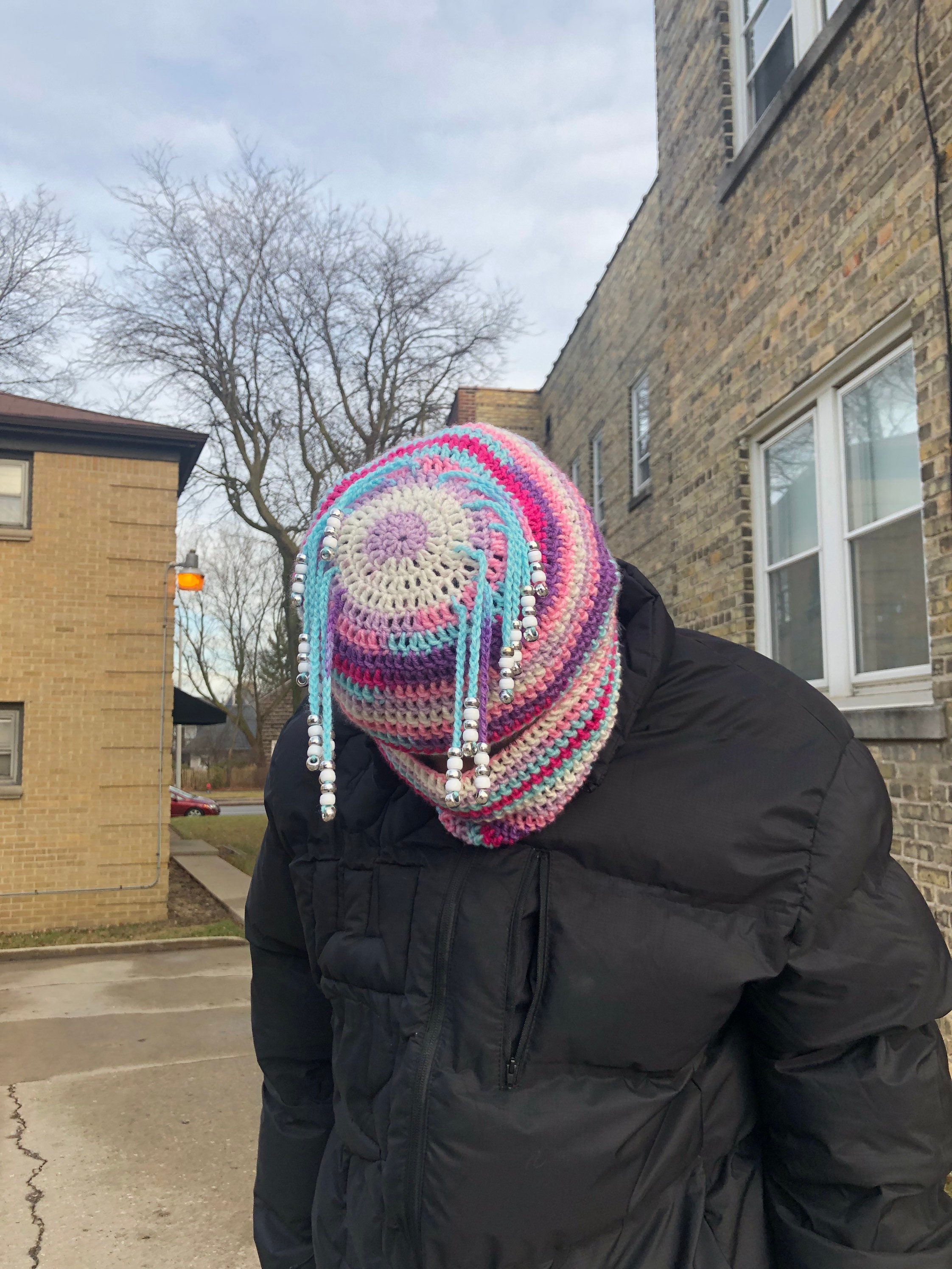 Ski Mask W/dreads 2 - Etsy