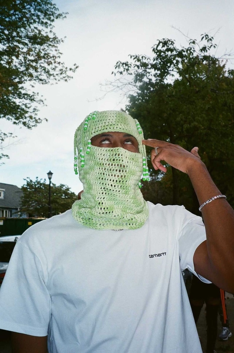 Ski Mask W/dreads 2 - Etsy