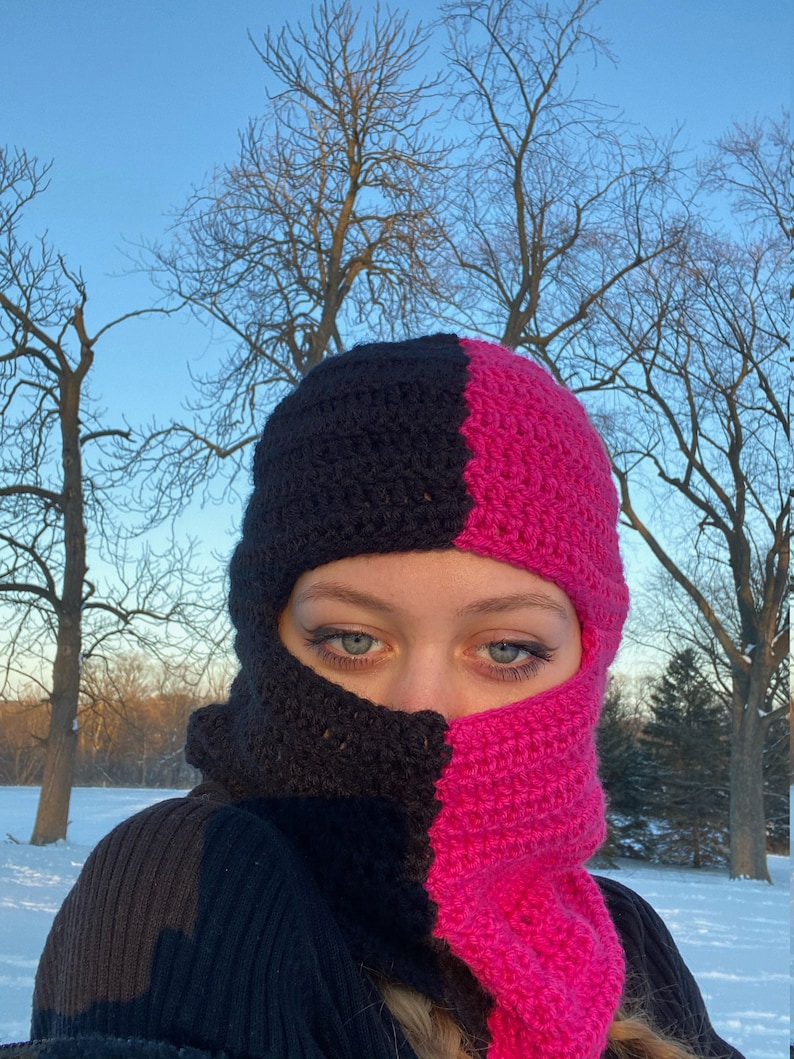 PATTERN: Ski Mask Crochet (ONE HOLE) Easy - Etsy