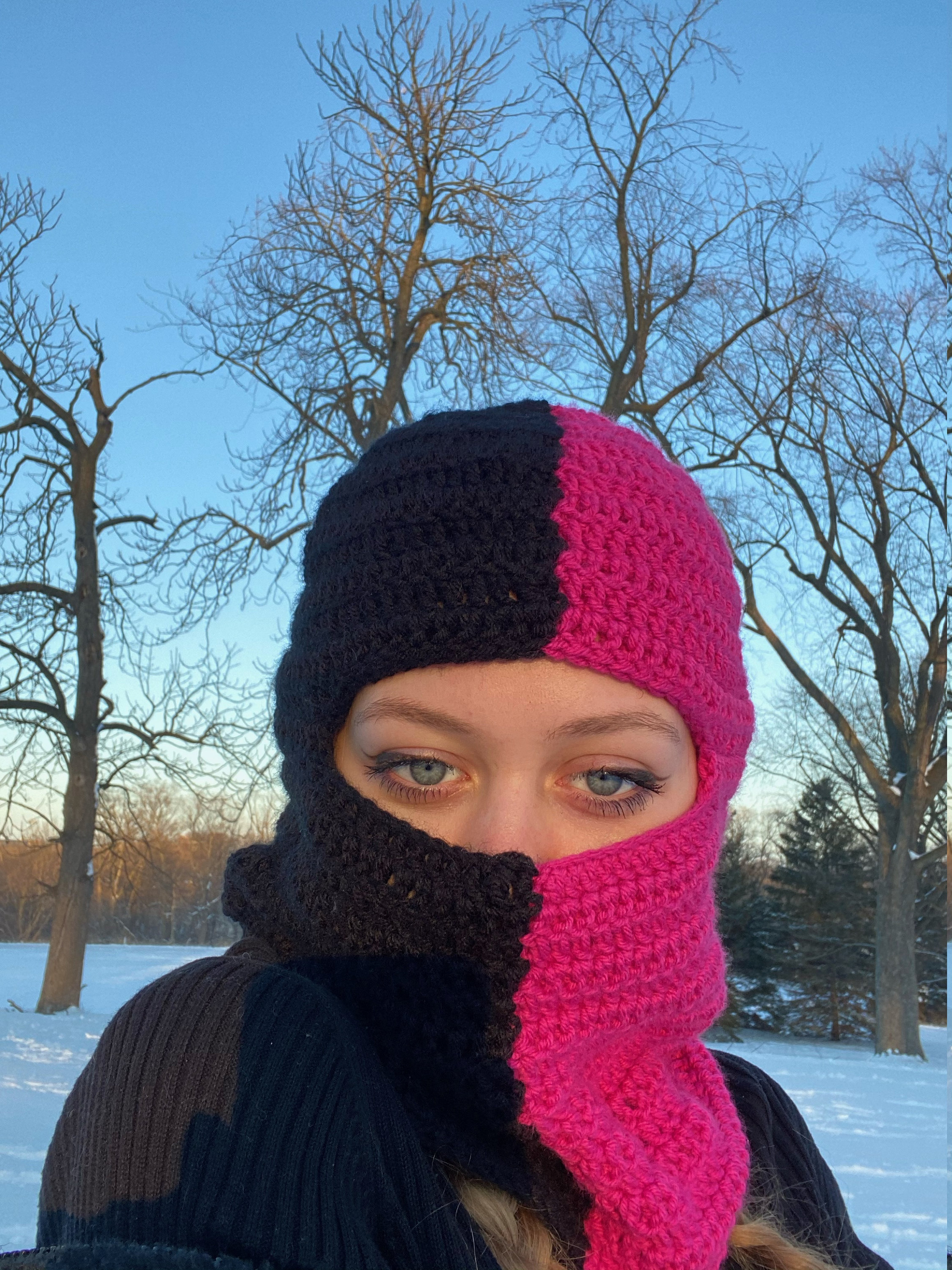 PATTERN: Ski Mask Crochet ONE HOLE Easy - Etsy