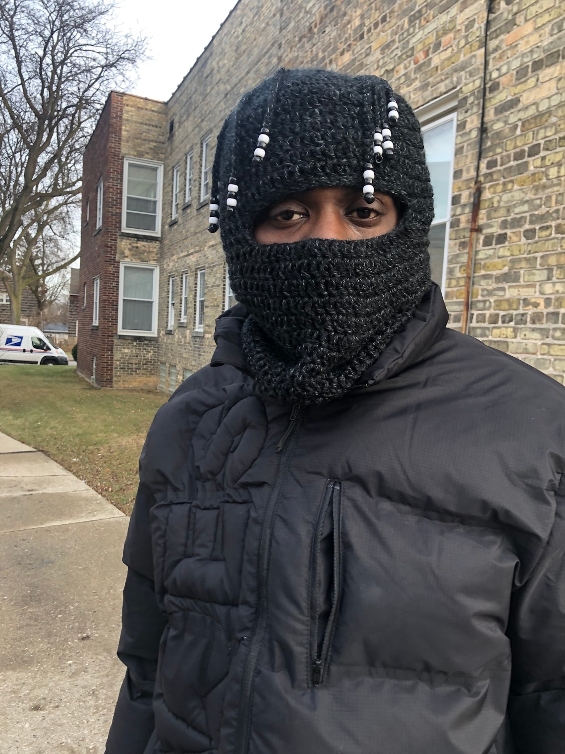 Ski Mask W/dreads 2 - Etsy