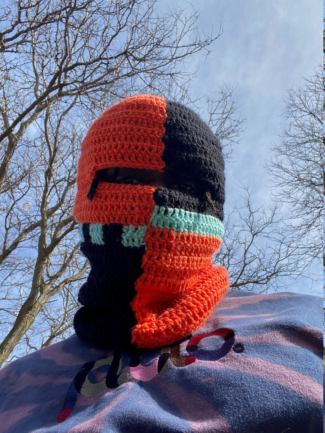 PATTERN: Ski Mask Crochet (ONE HOLE) Easy - Etsy