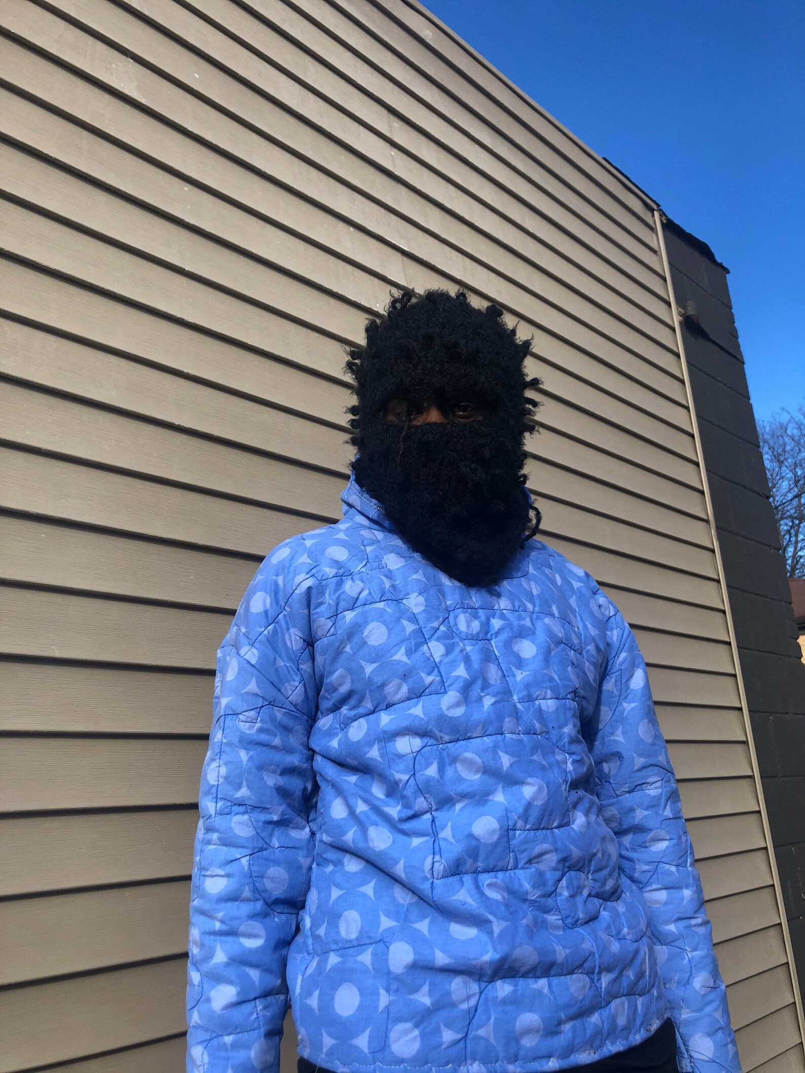 Distressed Fuzzy Balaclava Mask Crochet Ski - Etsy