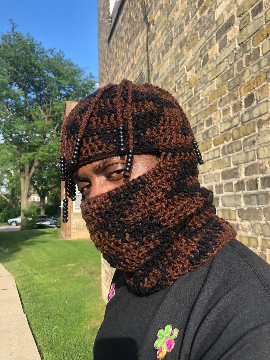 Ski Mask W/dreads 2 - Etsy