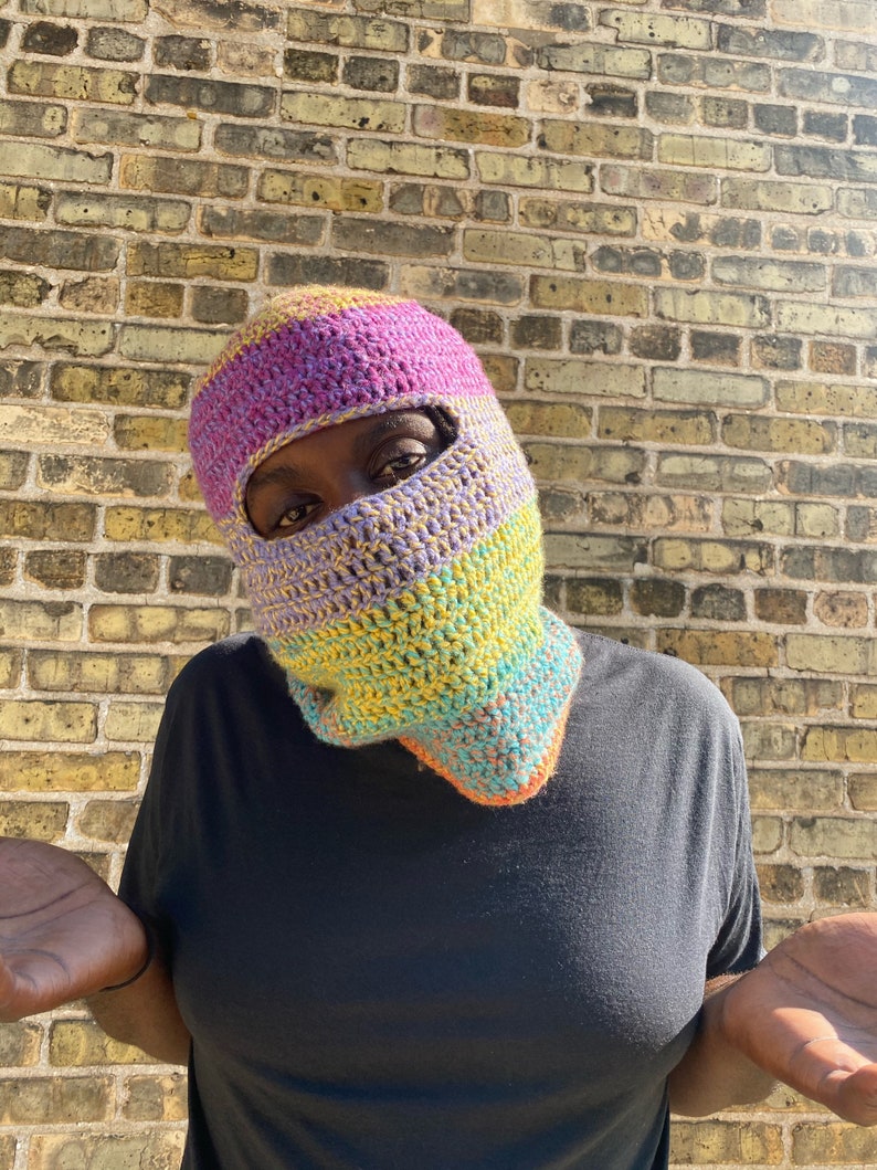 PATTERN: Ski Mask Crochet (ONE HOLE) Easy - Etsy