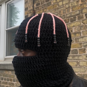 Ski Mask W/dreads 2 - Etsy