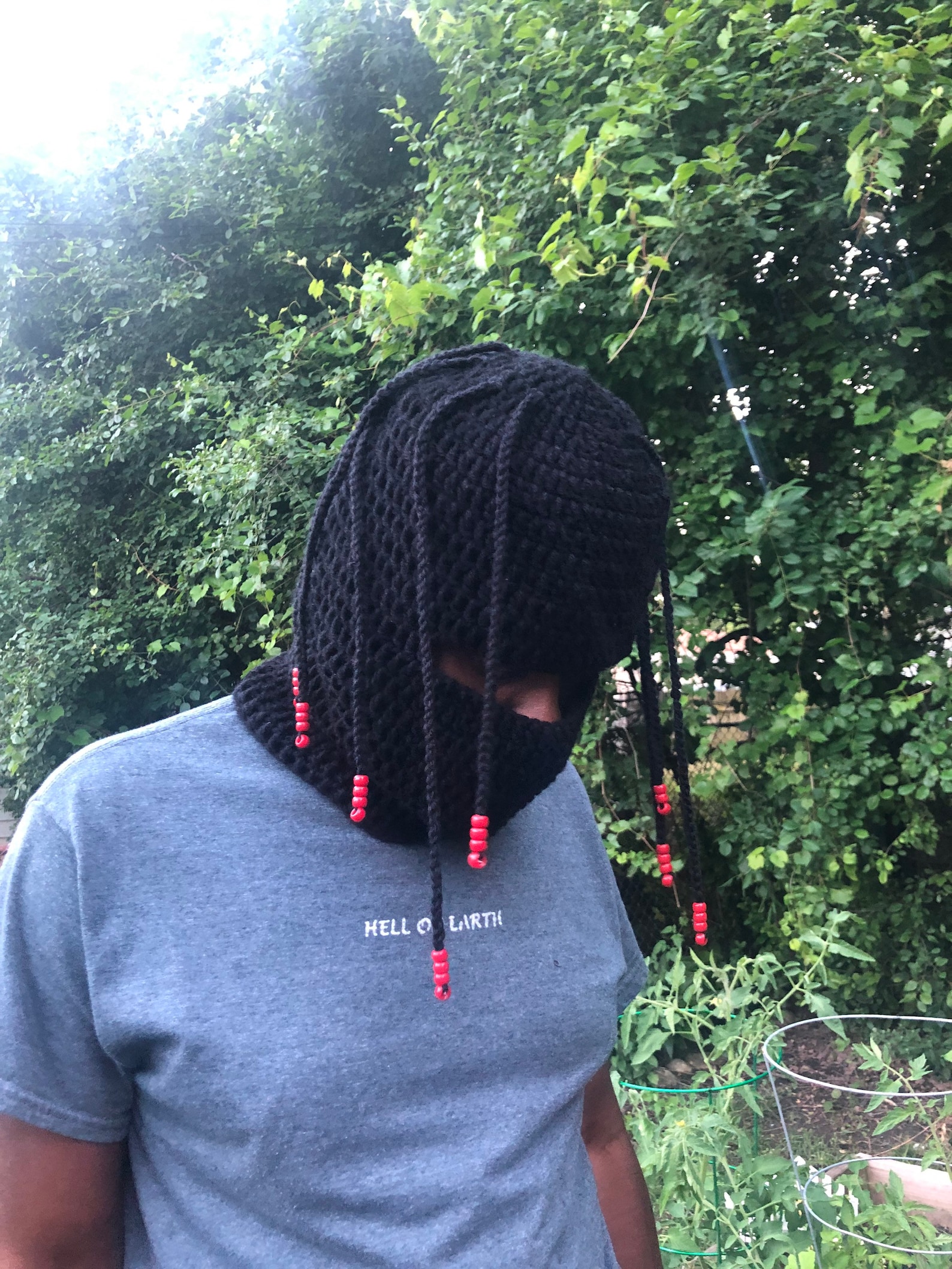 Ski Mask W/dreads 2 - Etsy