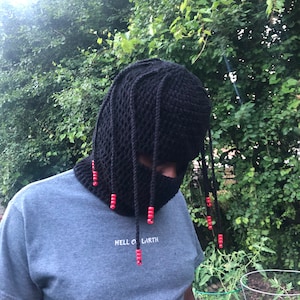 Ski Mask W/dreads 2 - Etsy