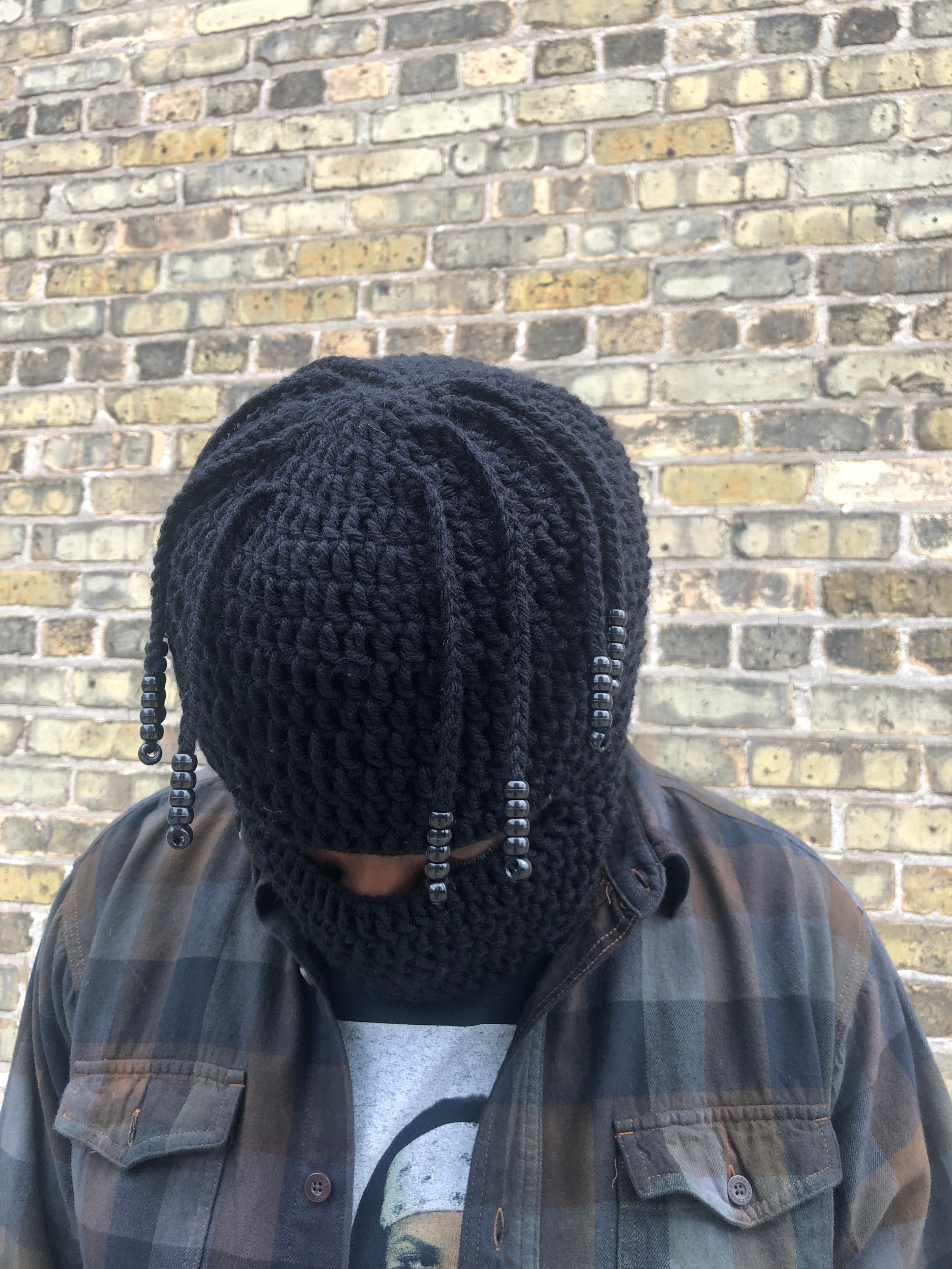 Black Dread Mask - Etsy