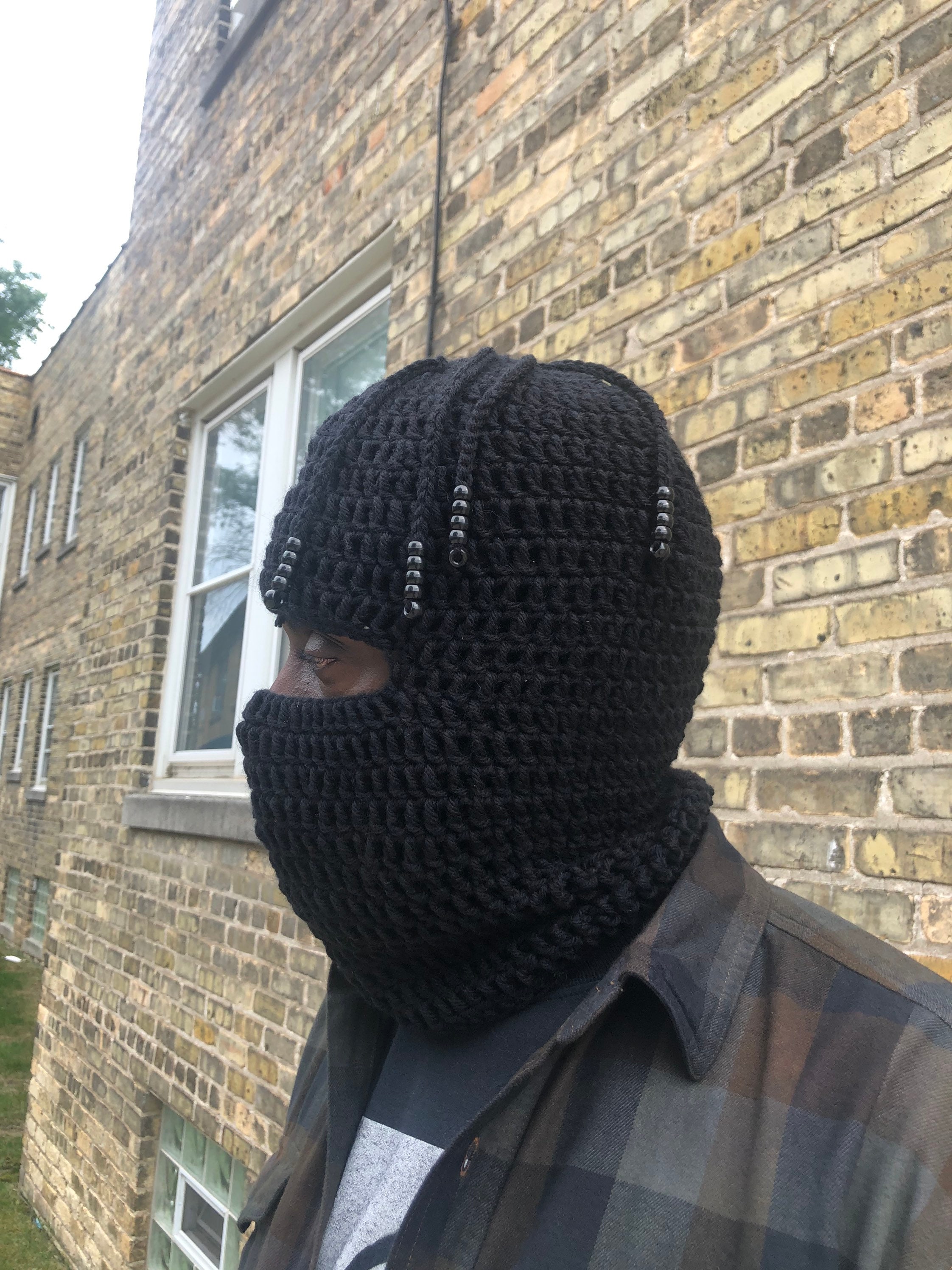 Black Dread Mask - Etsy