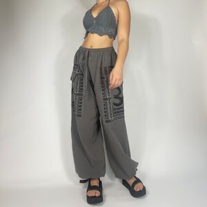 Lumi Pants Grey, Harem Pants, Yoga Bottoms - Etsy