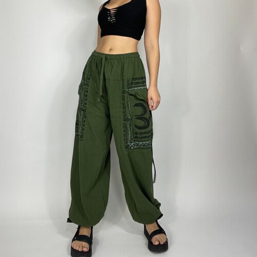 Lumi Pants Grey Harem Pants Yoga Bottoms - Etsy