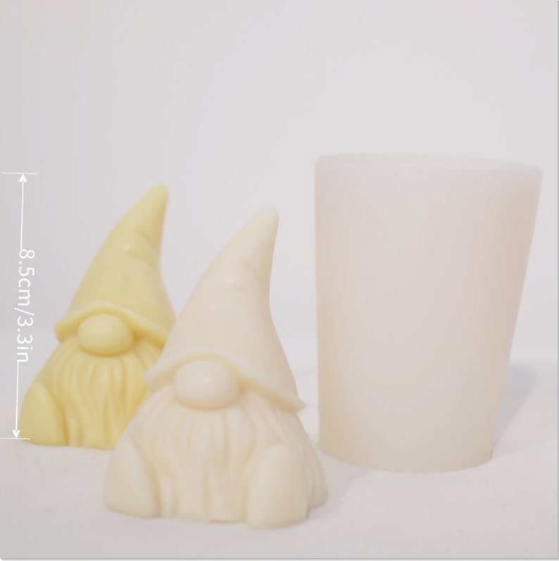 Big Nordic Gnome Elf Candles Mold for Making Christmas Decor - Etsy