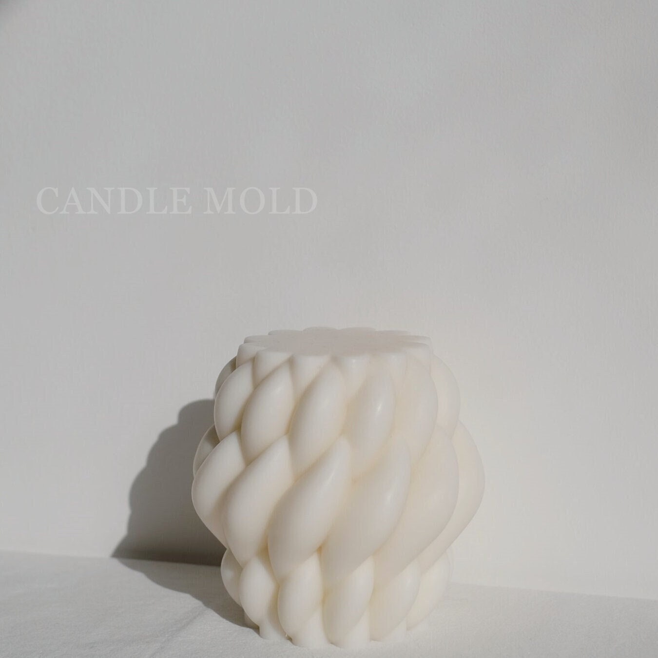 New 3D Knot Pillar Candle Mold Unique Spiral Rope Mould - Etsy