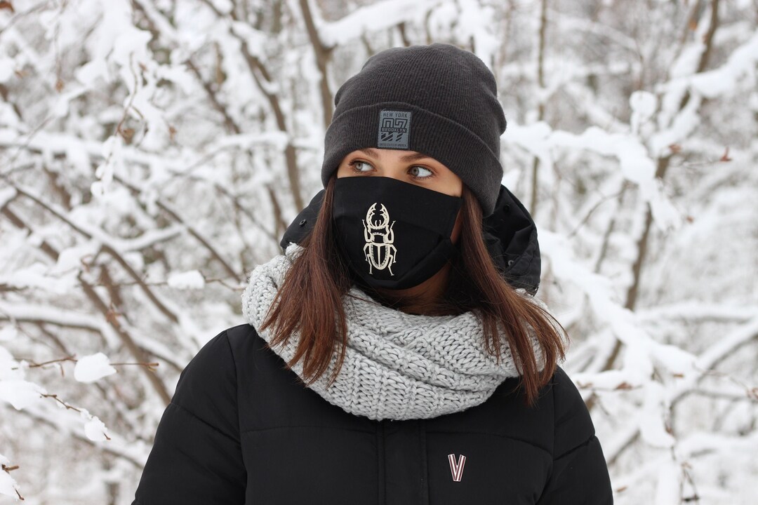 Fashion Contemporary Face Mask Beetle Insect, Adult Breathable Washable ...