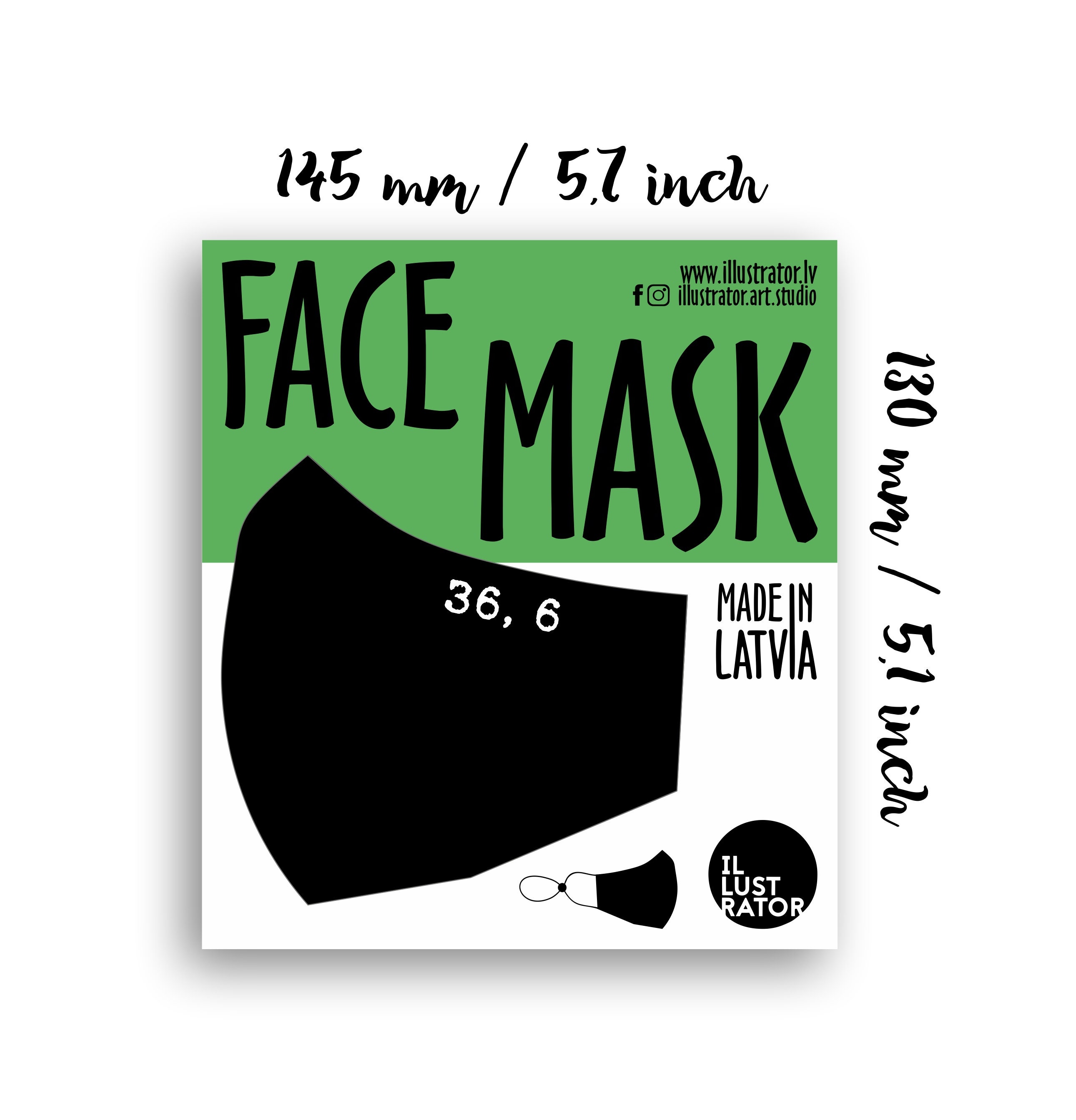 Simple Classic Face Mask Funny Humorous Quote Design Unisex - Etsy