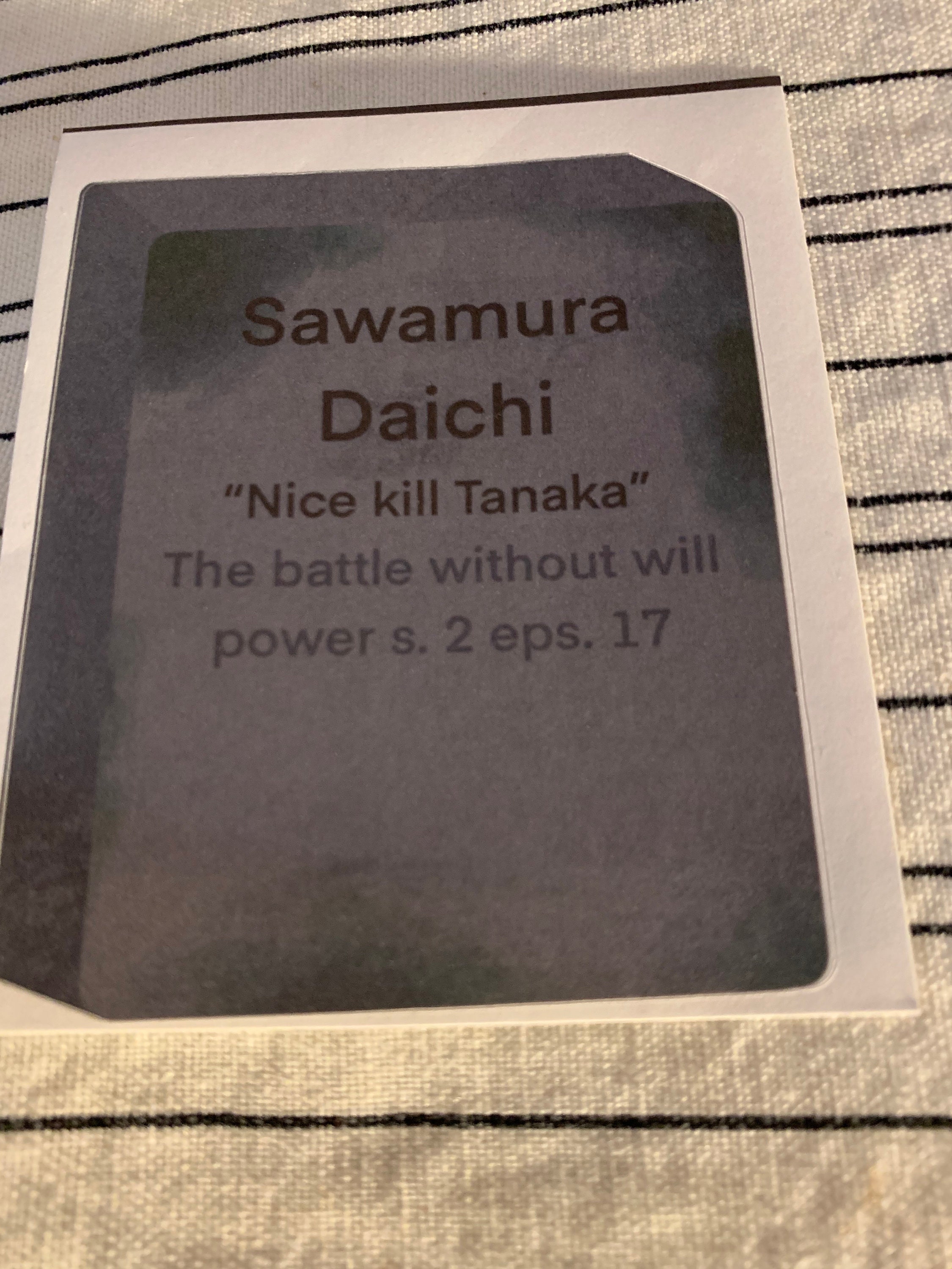 Daichi Sawamura Grave Meme Sticker | Etsy